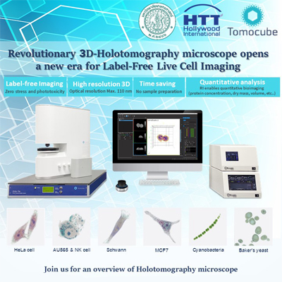 Revolutionary 3D-Holotomography microscope opens a new era for Label ...
